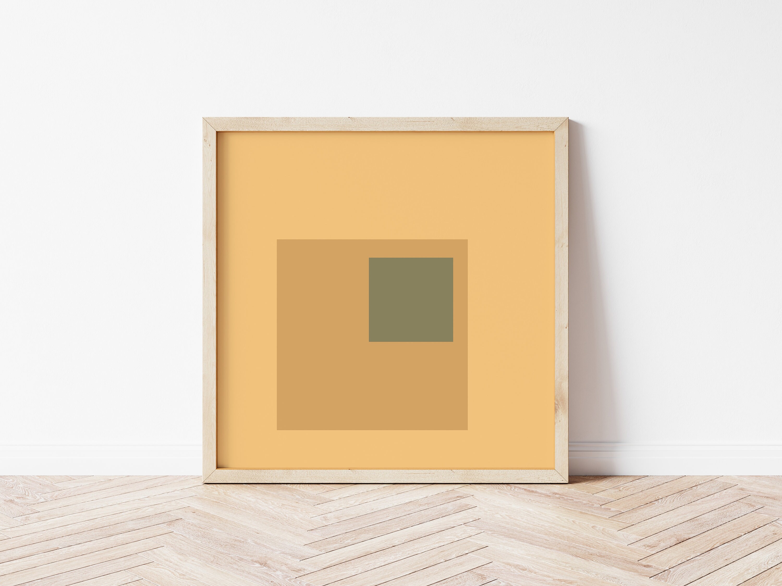 Modern Square Art | Color Block Art | Gallery Wall Set | Set of 4 Art ...