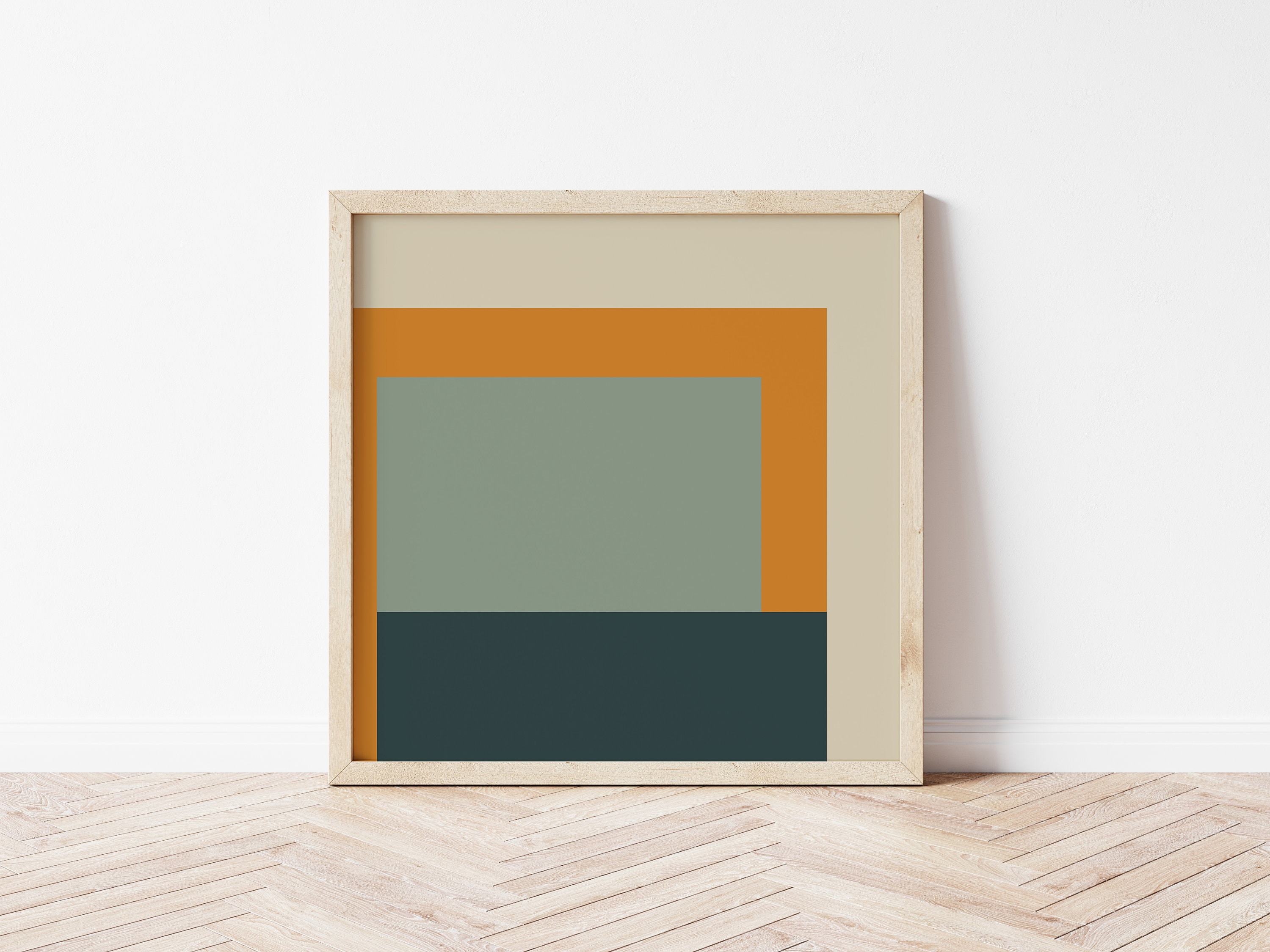 Modern Art Square Printable Wall Art Mid Century Modern - Etsy