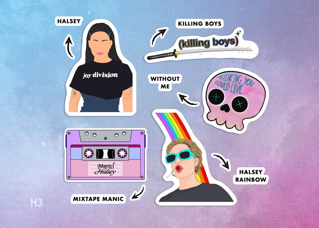 Sticker Sticker Halsey - Etsy