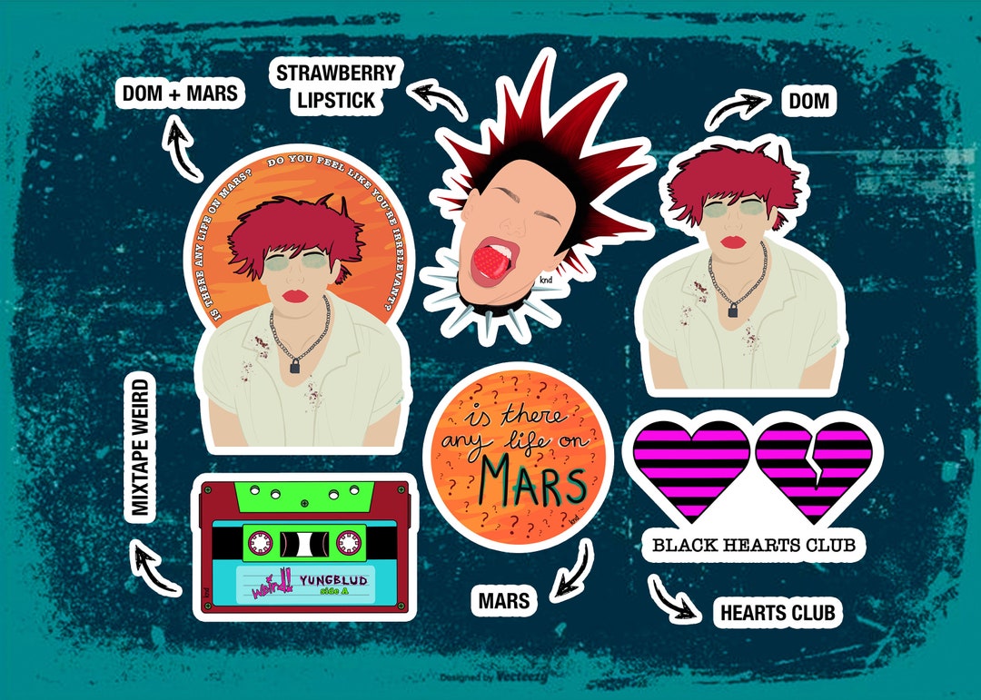 Sticker Yungblud Stickers - Etsy