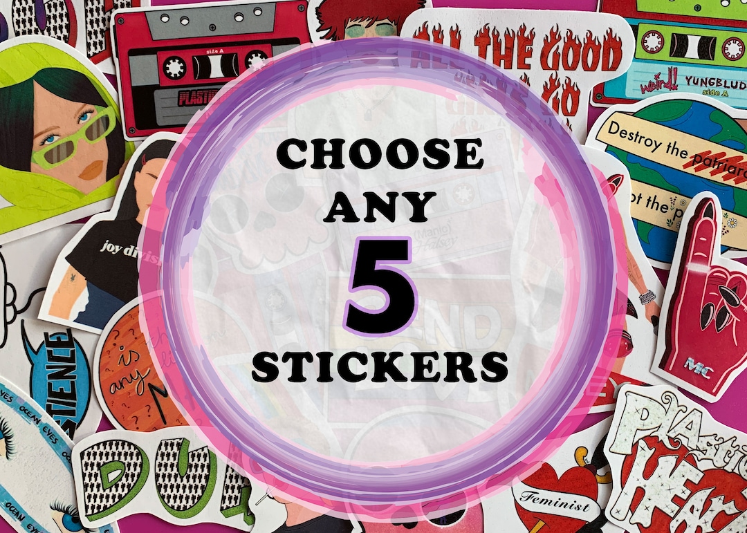 Choose Any 5 Stickers in My Profile - Etsy Australia