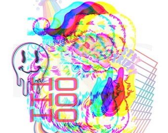 Vintage Classic Psychedelic Santa Vintage Vehicle Truck 20 Oz Tumbler ...