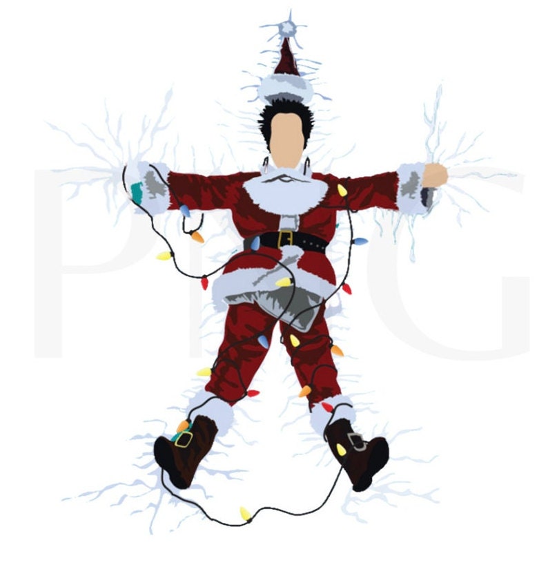 Clark Griswold Family Vacation Christmas Lights Electrocution Cartoon ...