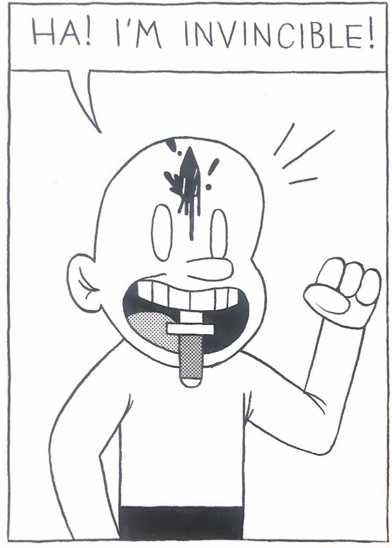 Invincible - Original Comic Strip - Etsy
