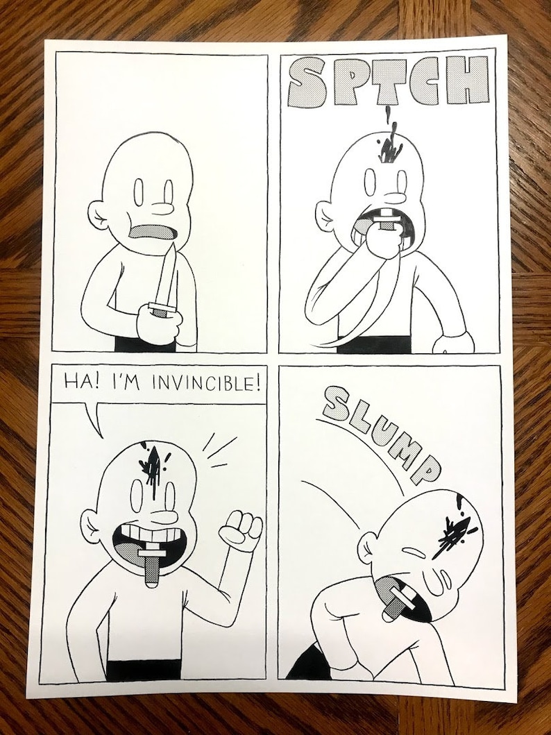 Invincible - Original Comic Strip - Etsy