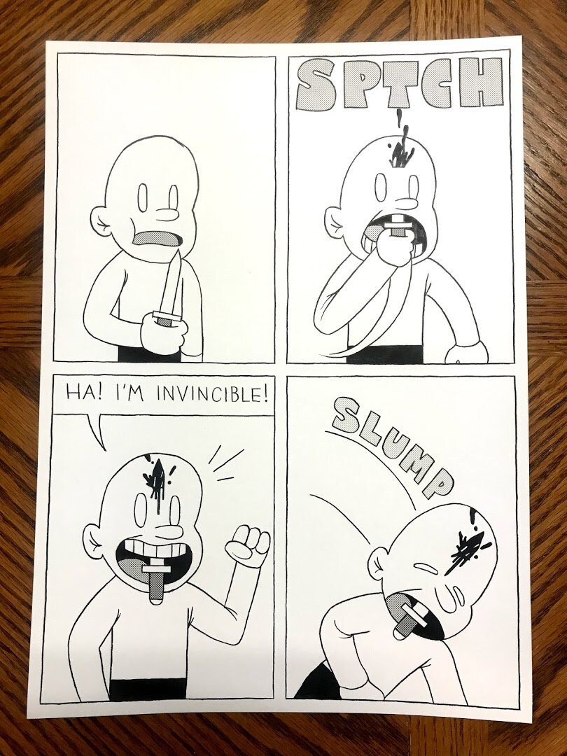 Invincible - Original Comic Strip - Etsy