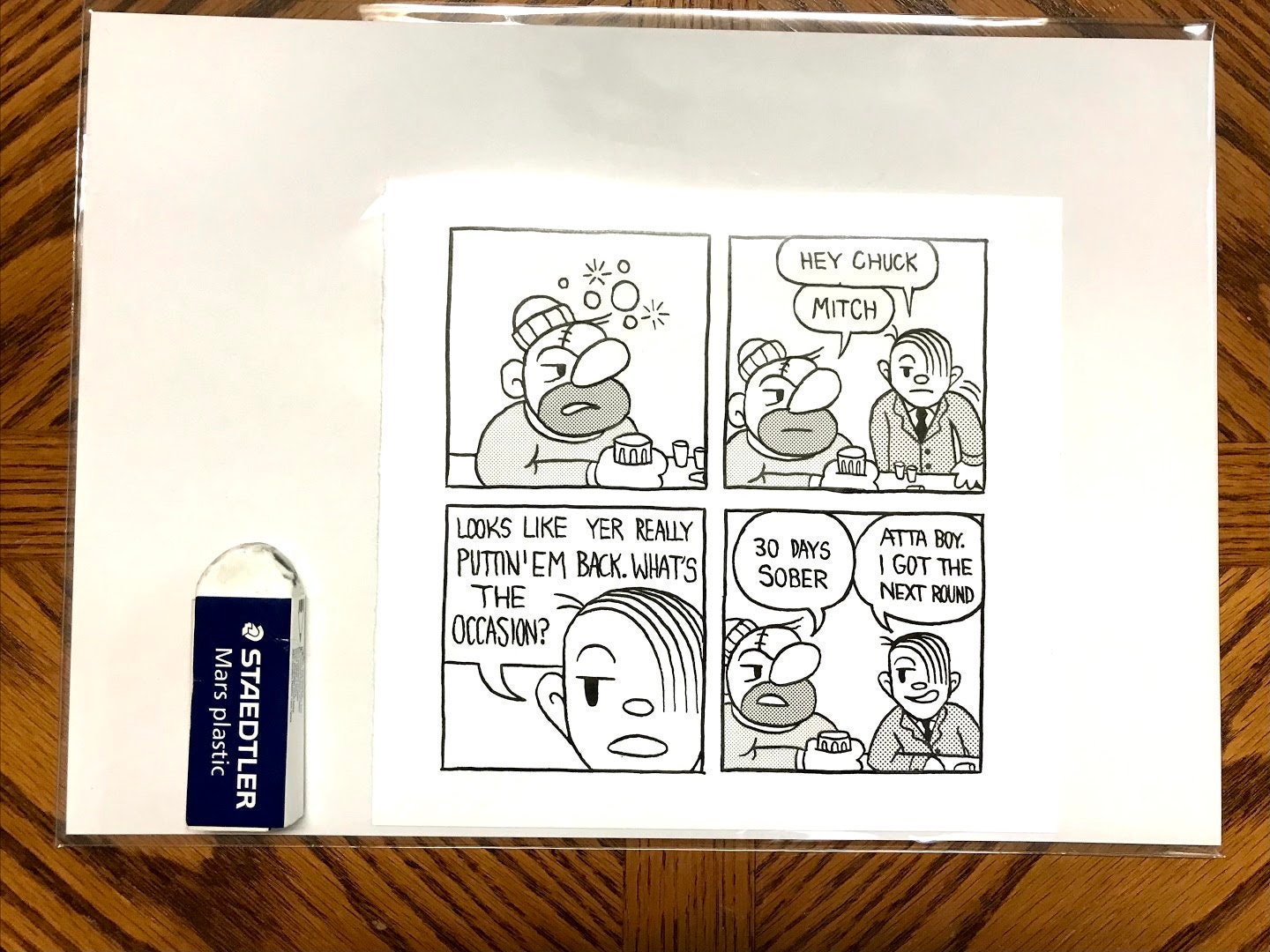 The Regulars - Original Comic Strip - Etsy