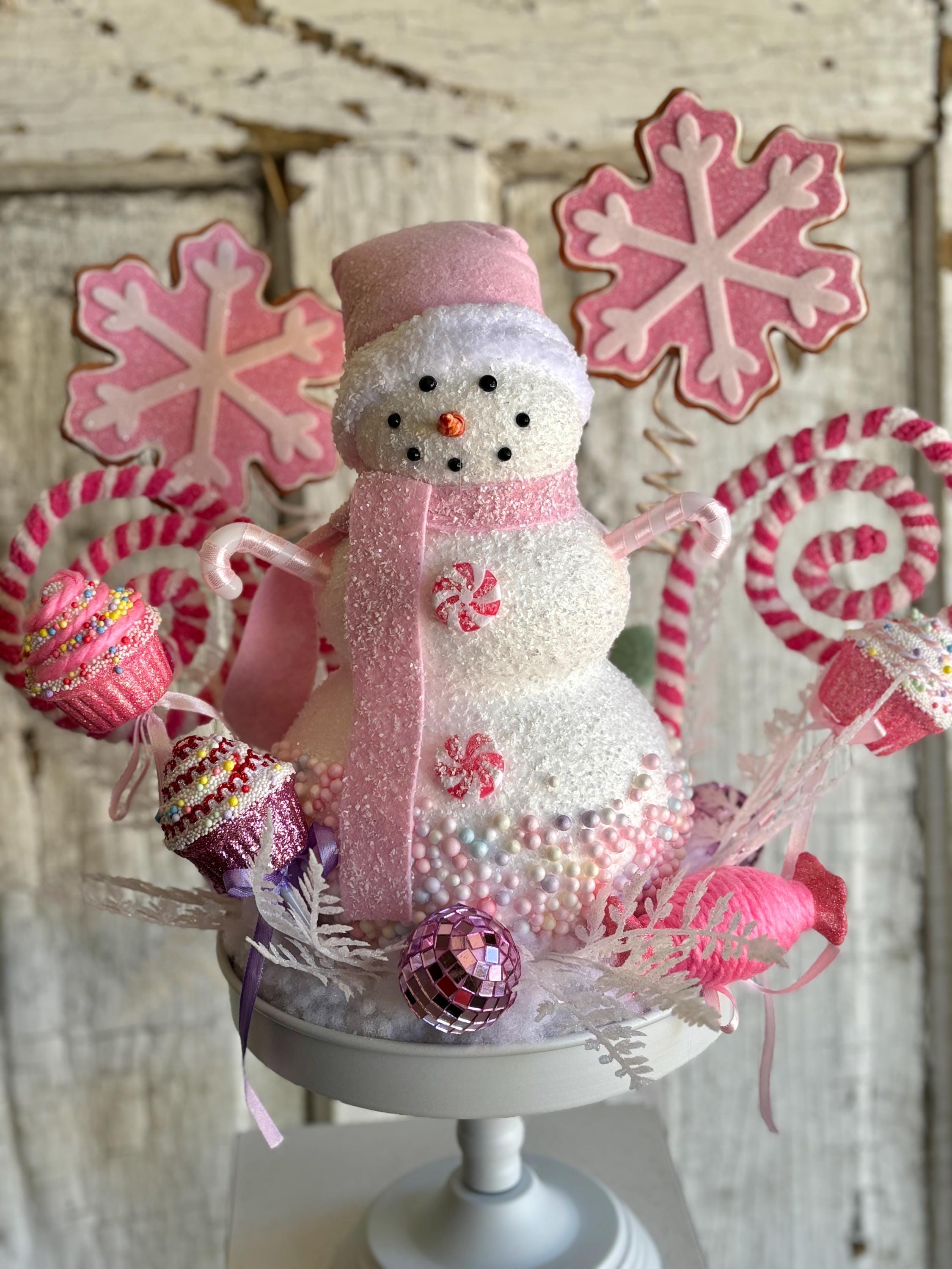 Christmas Snowman Arrangement, Table Decor, Christmas Decor, Christmas ...