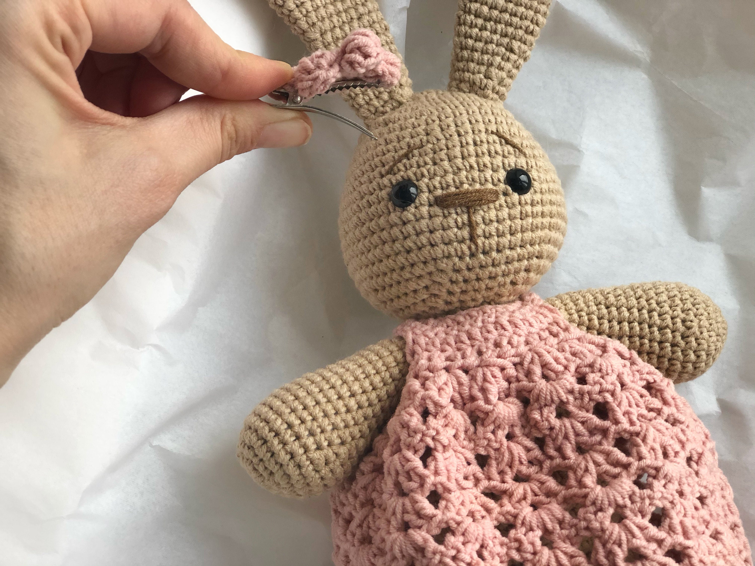 Bunny toys for boys and girls Cute knitted bunny toy gift idea | Etsy