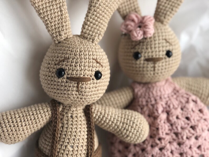 Bunny Toys for Boys and Girls Cute Knitted Bunny Toy Gift Idea - Etsy