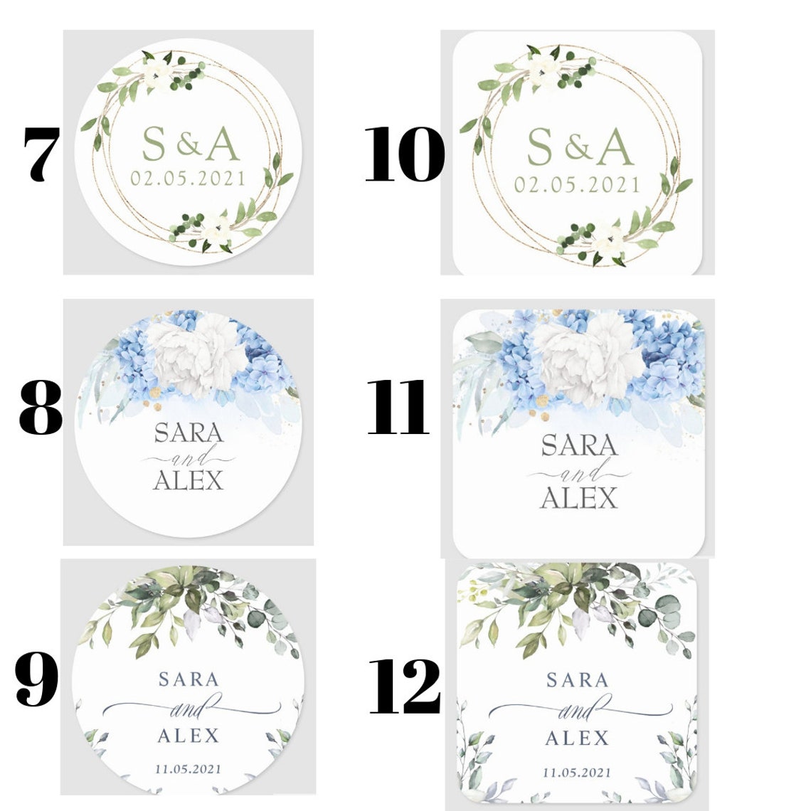 Wedding Favor Label, Personalised Party Favour Stickers,wedding Cupcake ...