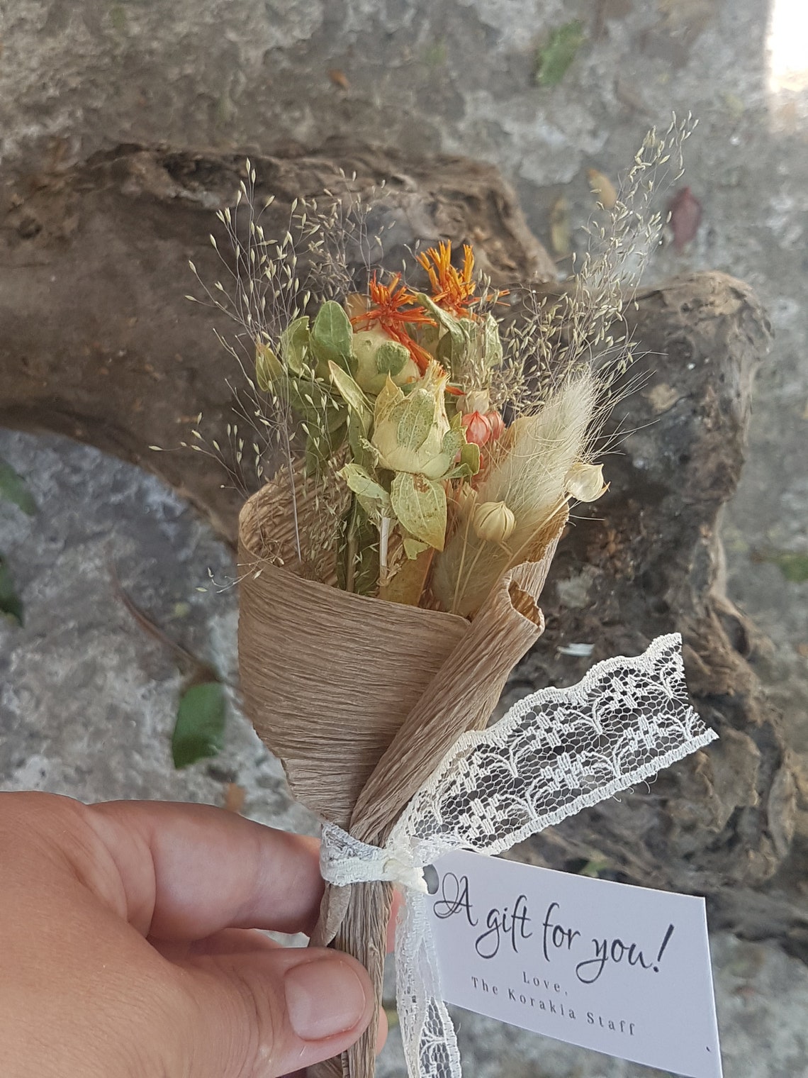 Dried Flower Wedding Favors Mini Bouquets-elegant Dried Flower Gift for ...
