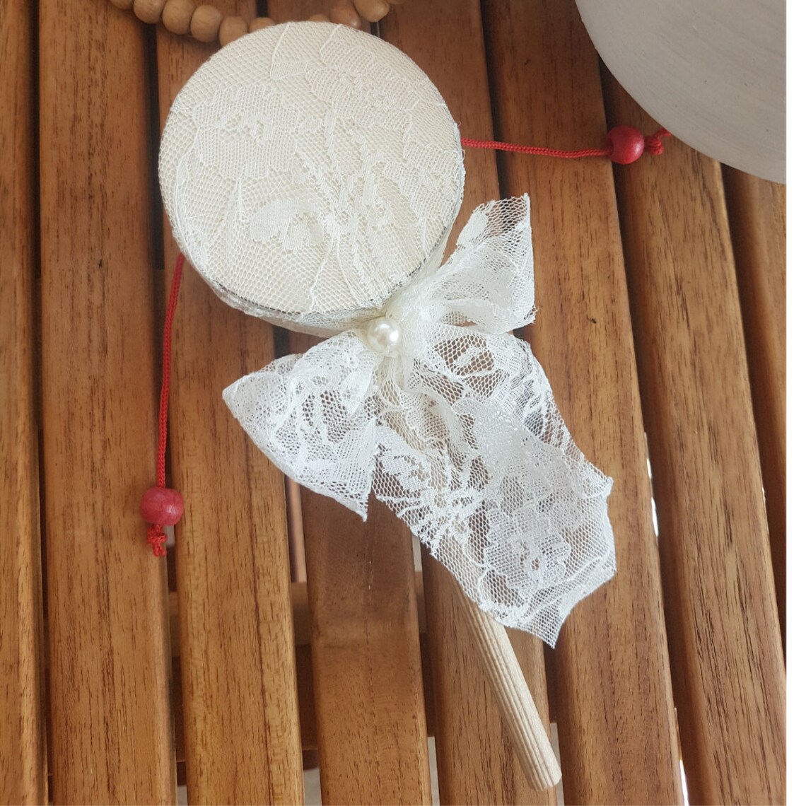 Personalized Mini Hand Drum, Wedding Minimalist Wood Drum Favor, Bride ...