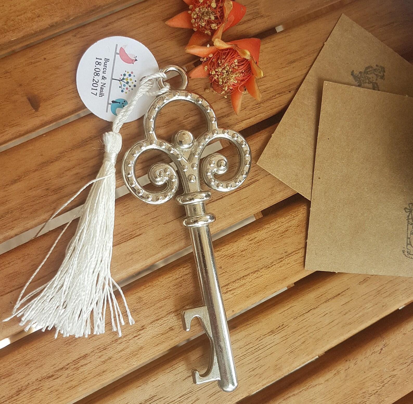 Wedding Opener Bottle Rustic Favors for Guest - Wedding Keys Wedding ...