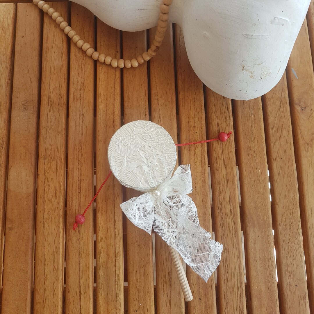 Personalized Mini Hand Drum, Wedding Minimalist Wood Drum Favor, Bride ...