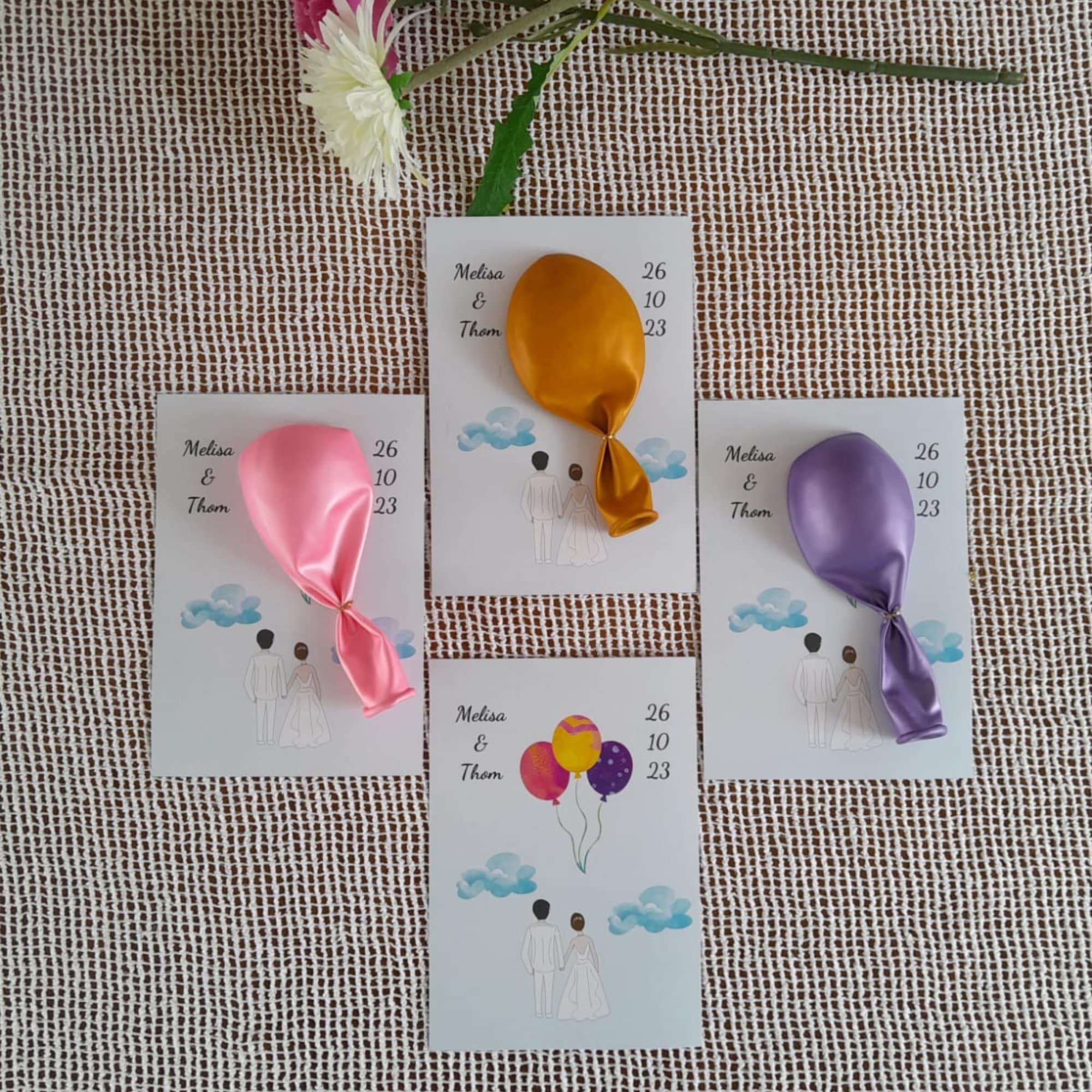 Personalized Balloon Cards for Any Occasion Customizable and - Etsy