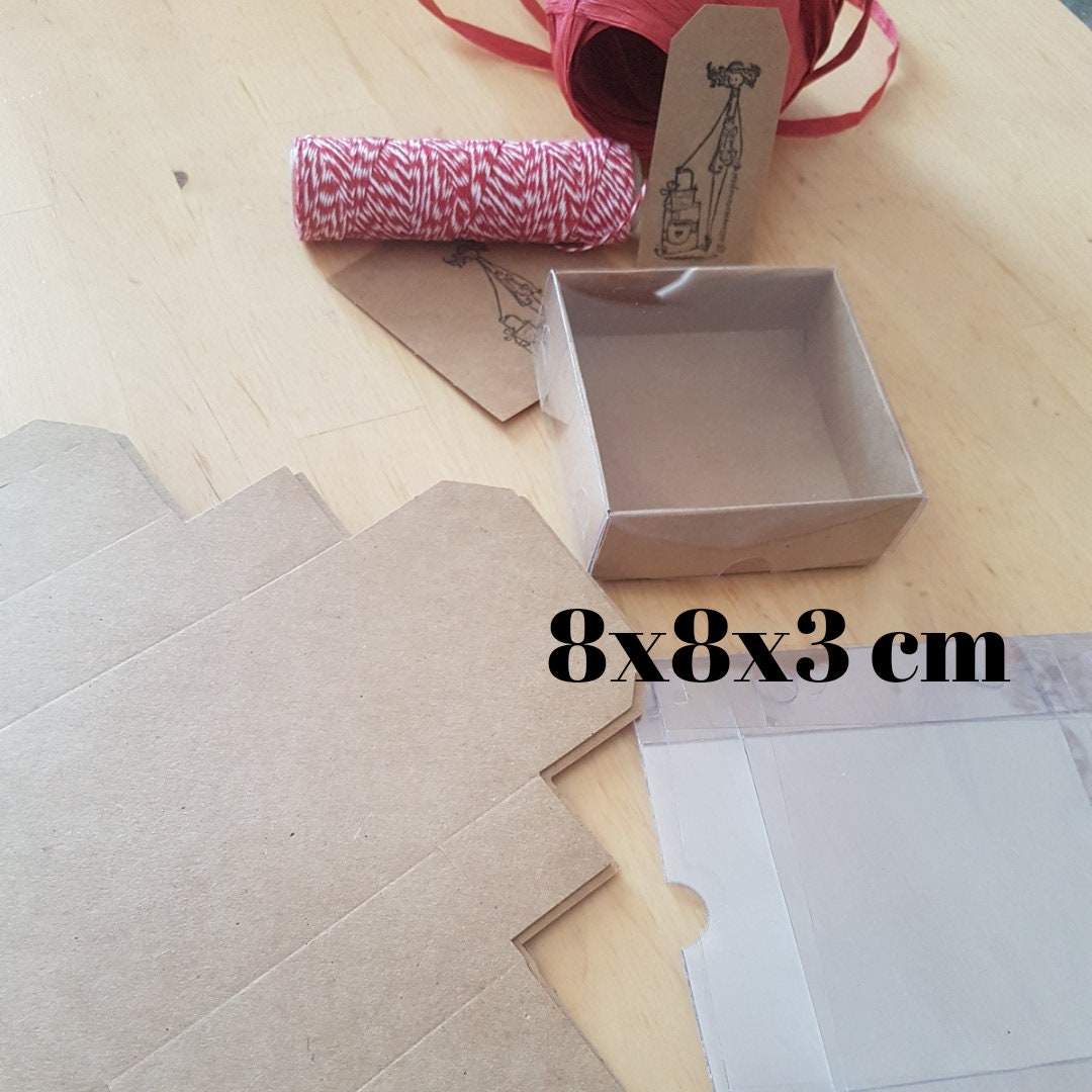 Craft Gift Box With Transparent Acetata Lid, Wedding Gift Box ...