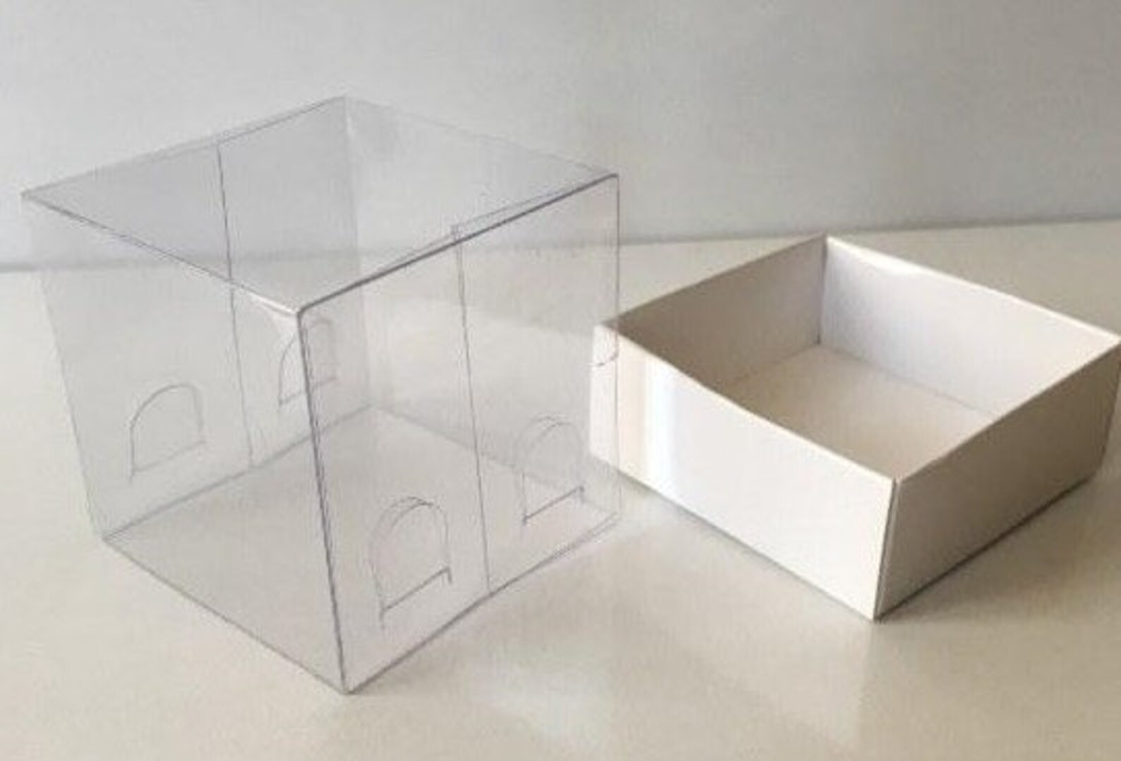 5x5x5cm Wedding Favor Cardboard Box With Clear Lid Gift Boxes - Etsy