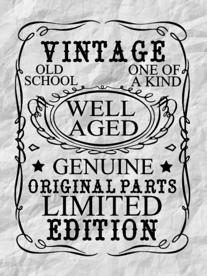 Vintage Limited Edition Svg - Etsy