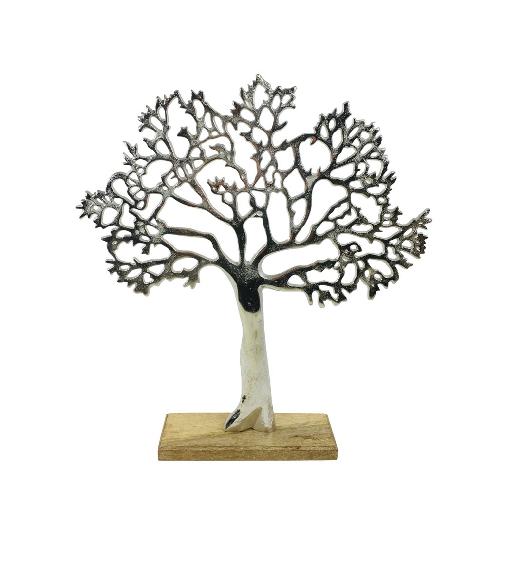 Silver Tree Sculpture Tree of Life Tree of Life 42 Cm - Etsy Australia