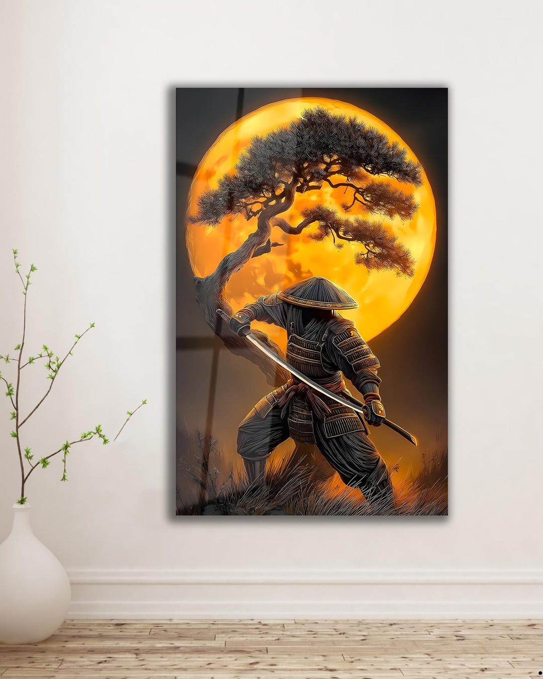 Abstract Mysterious Samurai Japanese Classical Arts Home Gift Personal ...