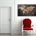 World Map Glass Wall Decor, Office Décor, Interior Designs, Home Office ...