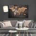 World Map Glass Wall Decor, Office Décor, Interior Designs, Home Office ...