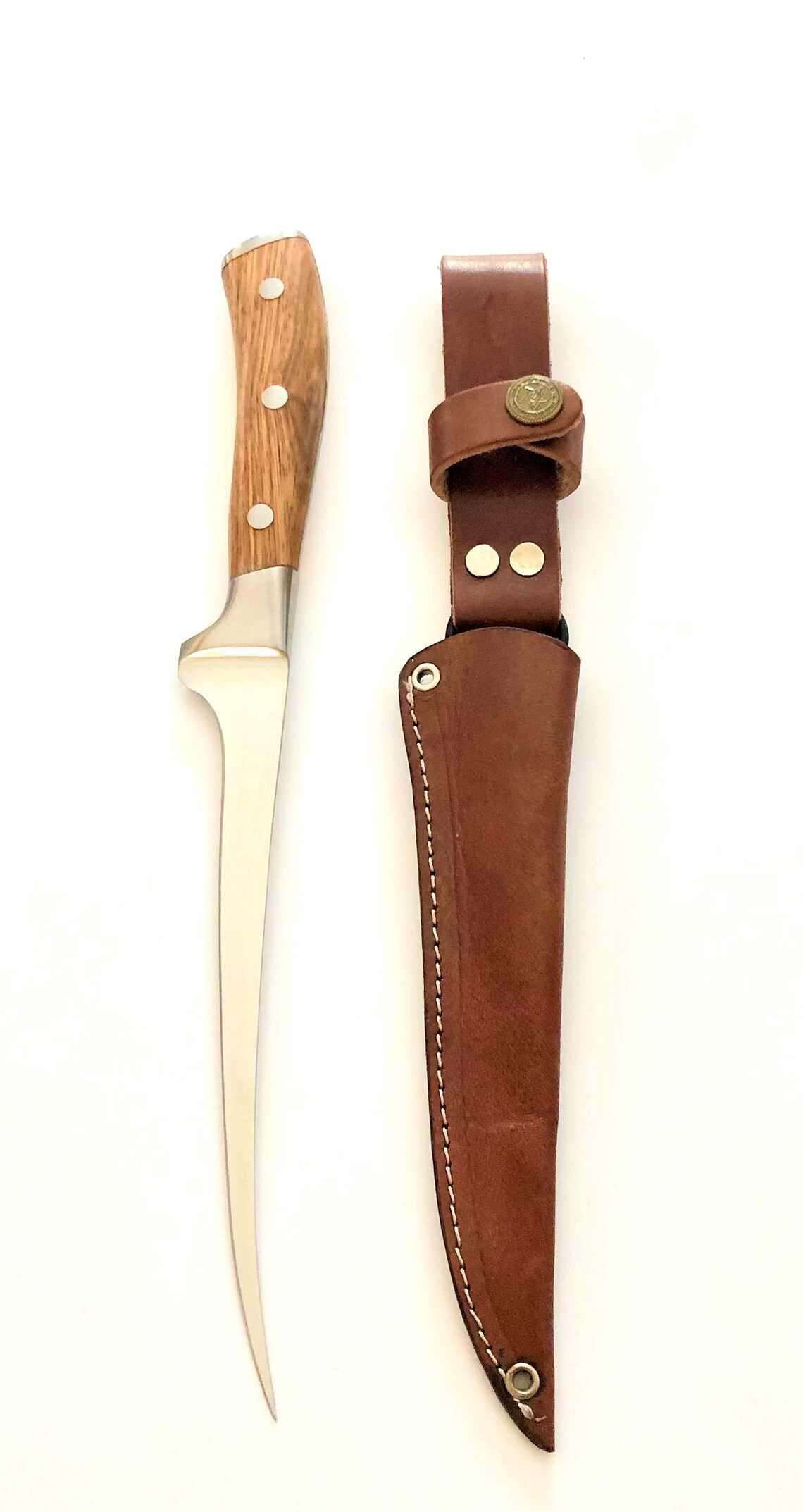 Fish Poultry Filet 7 Knife Curved Blade Knife. German - Etsy