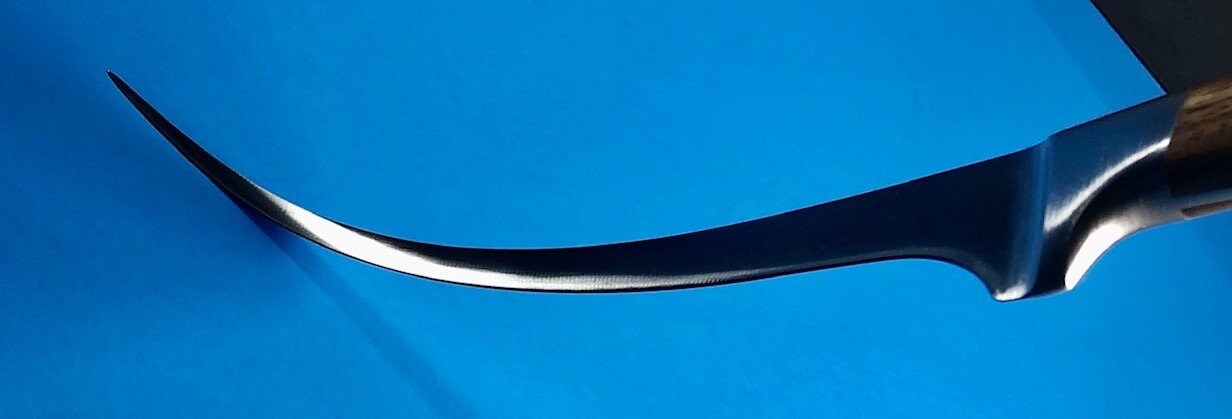 Fish Poultry Filet 7 Knife Curved Blade Knife. German - Etsy