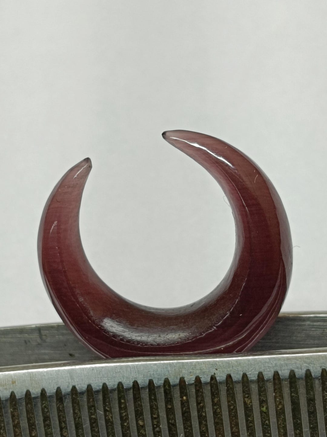 Red Cats Eye Nose Pin Eye Ear Gauge ,plug Septum,size 3MM. to 10MM. and ...