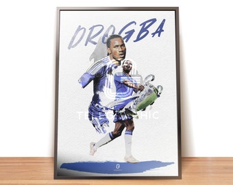 Didier Drogba Poster Ivory Coast International Legend - Etsy