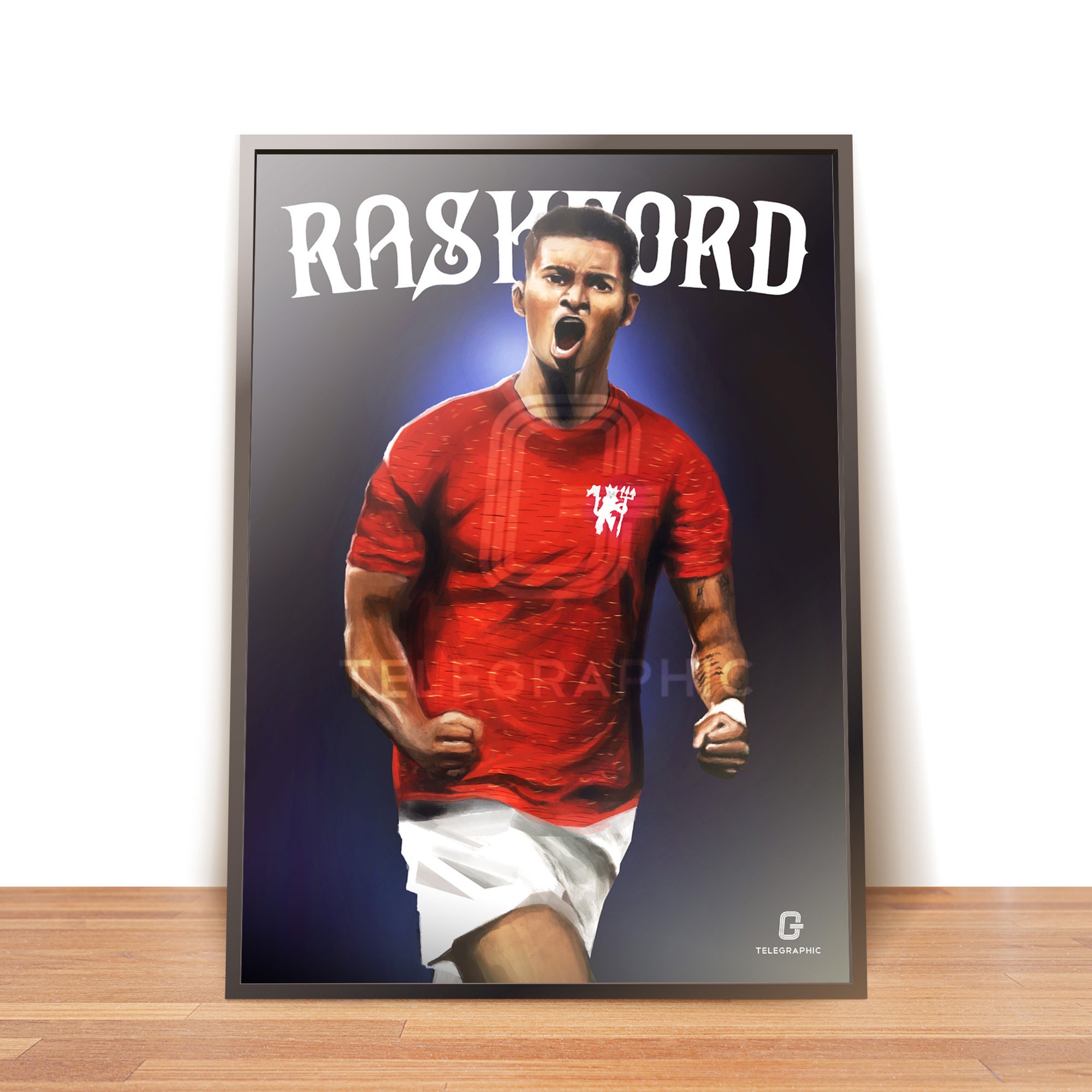 Digital Prints Rashford Manchester United Legacy Poster Print Gift ...