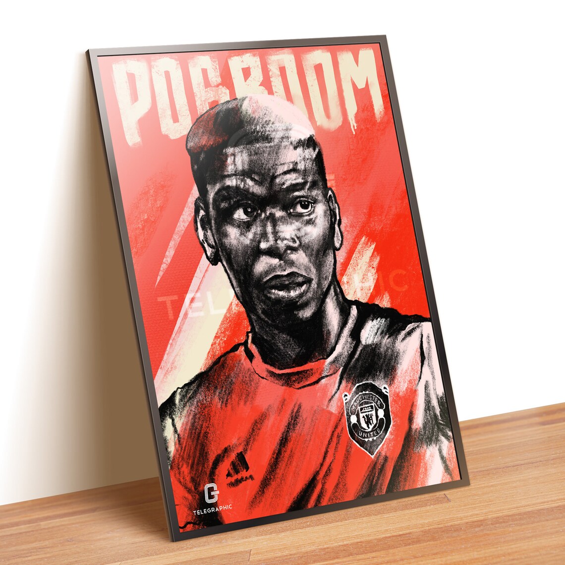 Paul Pogba Manchester United Poster Print Gift - Etsy