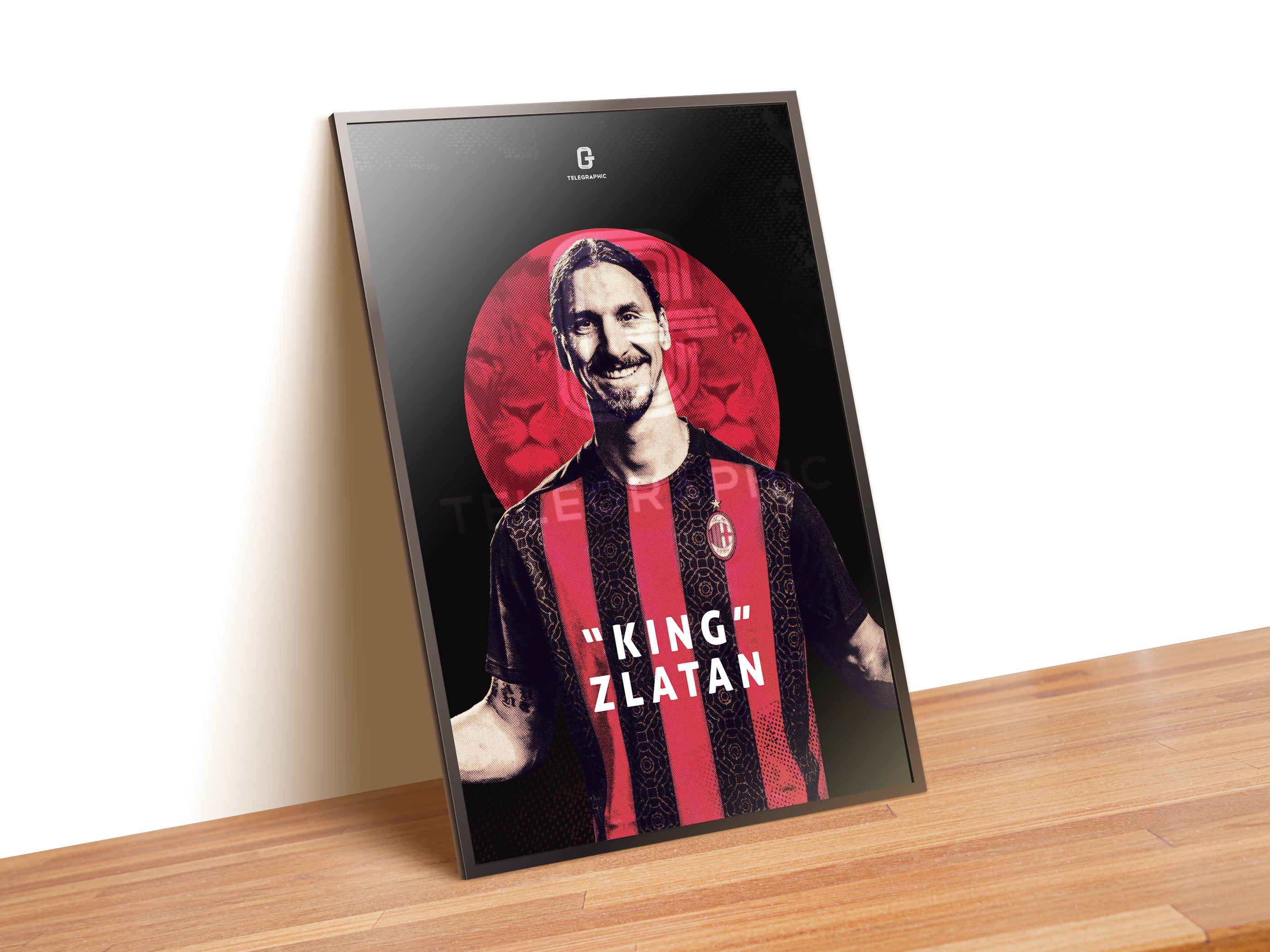 Zlatan Ibrahimovic Poster Print Ac Milan - Etsy