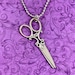 Scissors Necklace Gothic Fashion Goth Dark Fun Playful - Etsy
