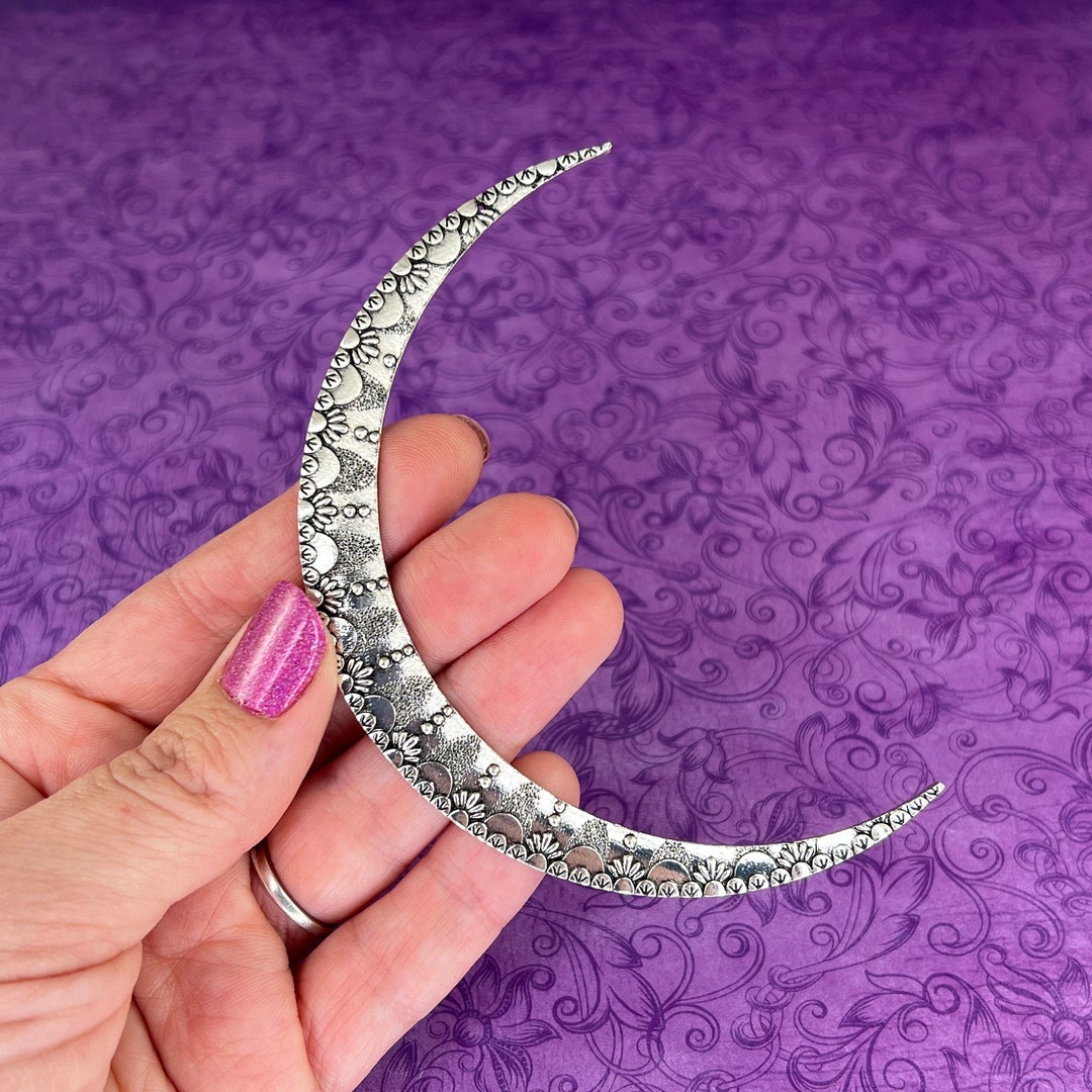 Medieval Fae Crescent Moon Hair Stick-hair Pin-celtic-elven-elf-fairy ...