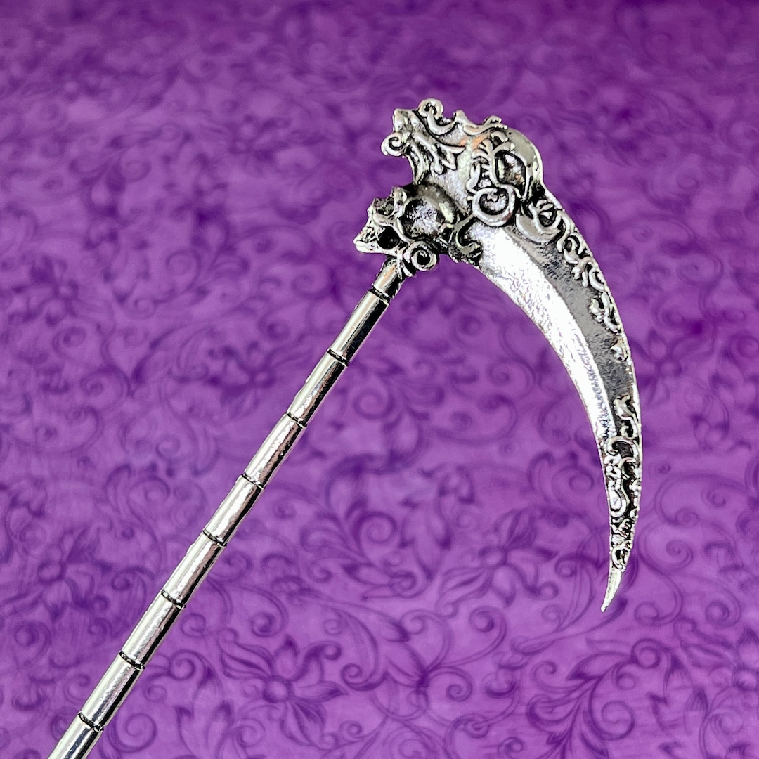 Gothic Scythe Hair Stick Hair Pin Celtic-elven-elf-fairy-cosplay ...