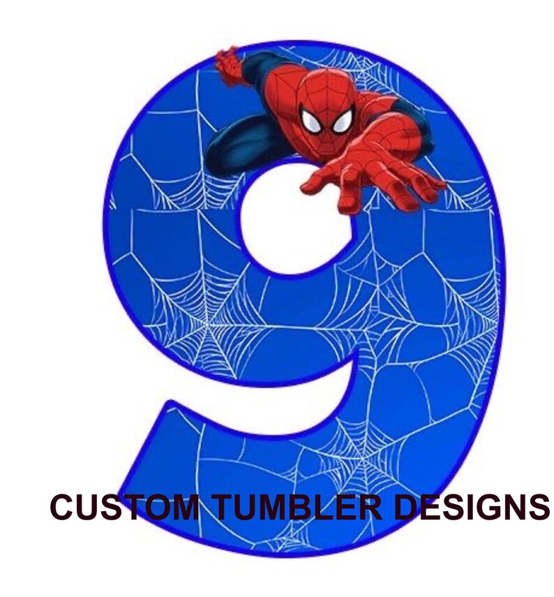 Spiderman 9 Sublimation - Etsy