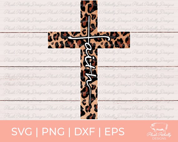 Cheetah Print Cross Background
