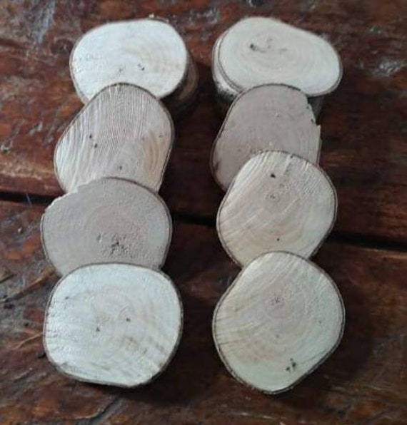 Home Improvement crafts natural wooden discs round Weddings pyrography ...