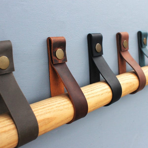 Leather Wall Hook - Etsy