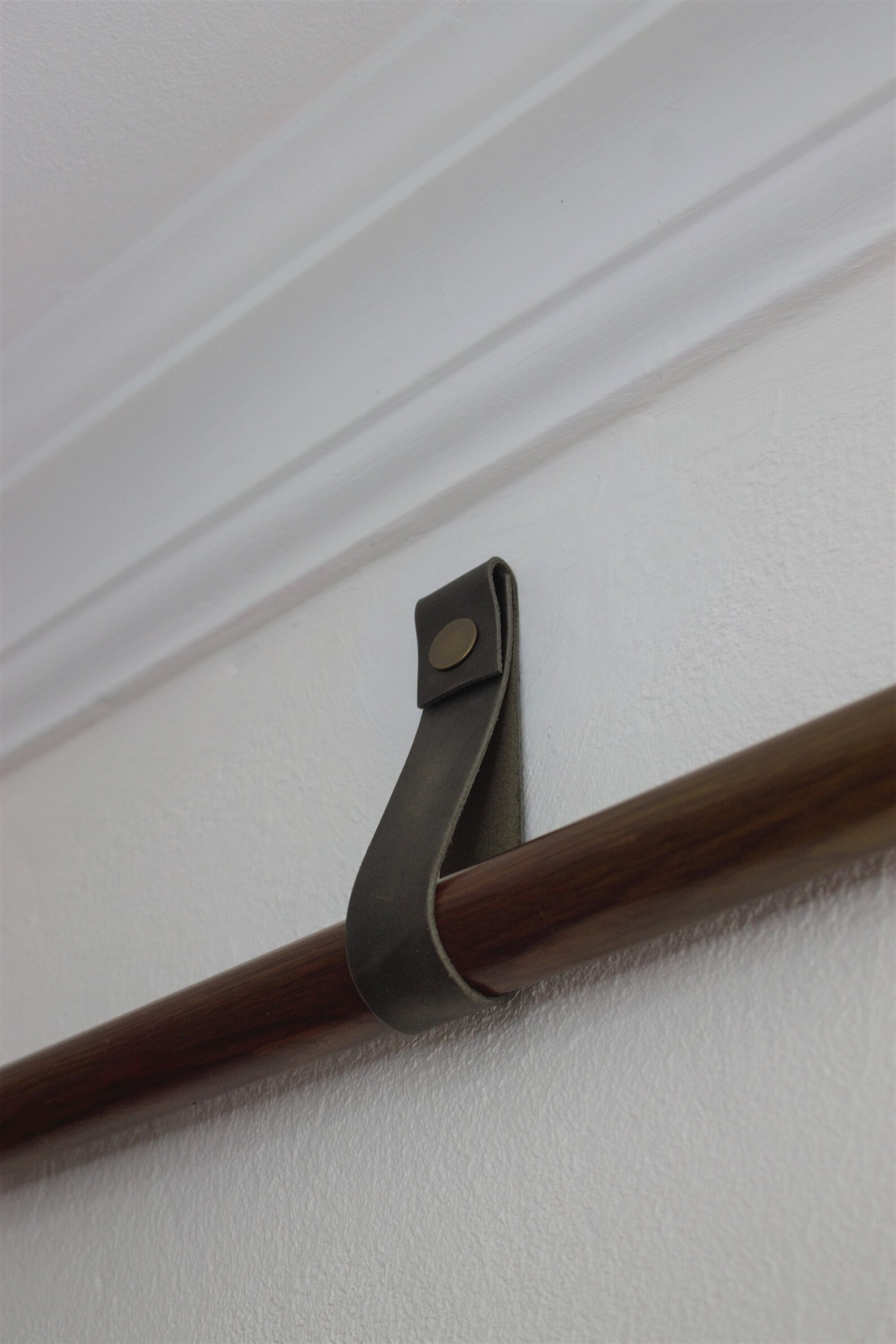 Leather Wall Strap ,leather Strap Hanger, Leather Wall Hook, Leather ...