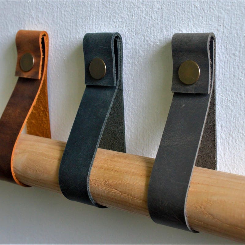Leather Wall Hook - Etsy