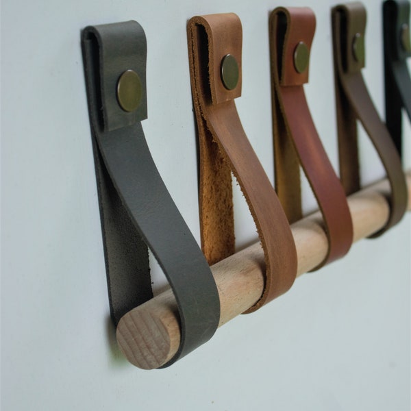 Leather Wall Hook - Etsy
