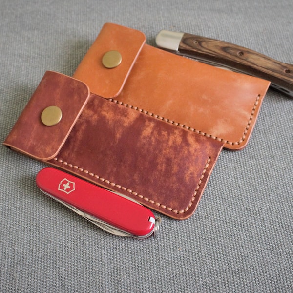 Leather Knife Pouch - Etsy
