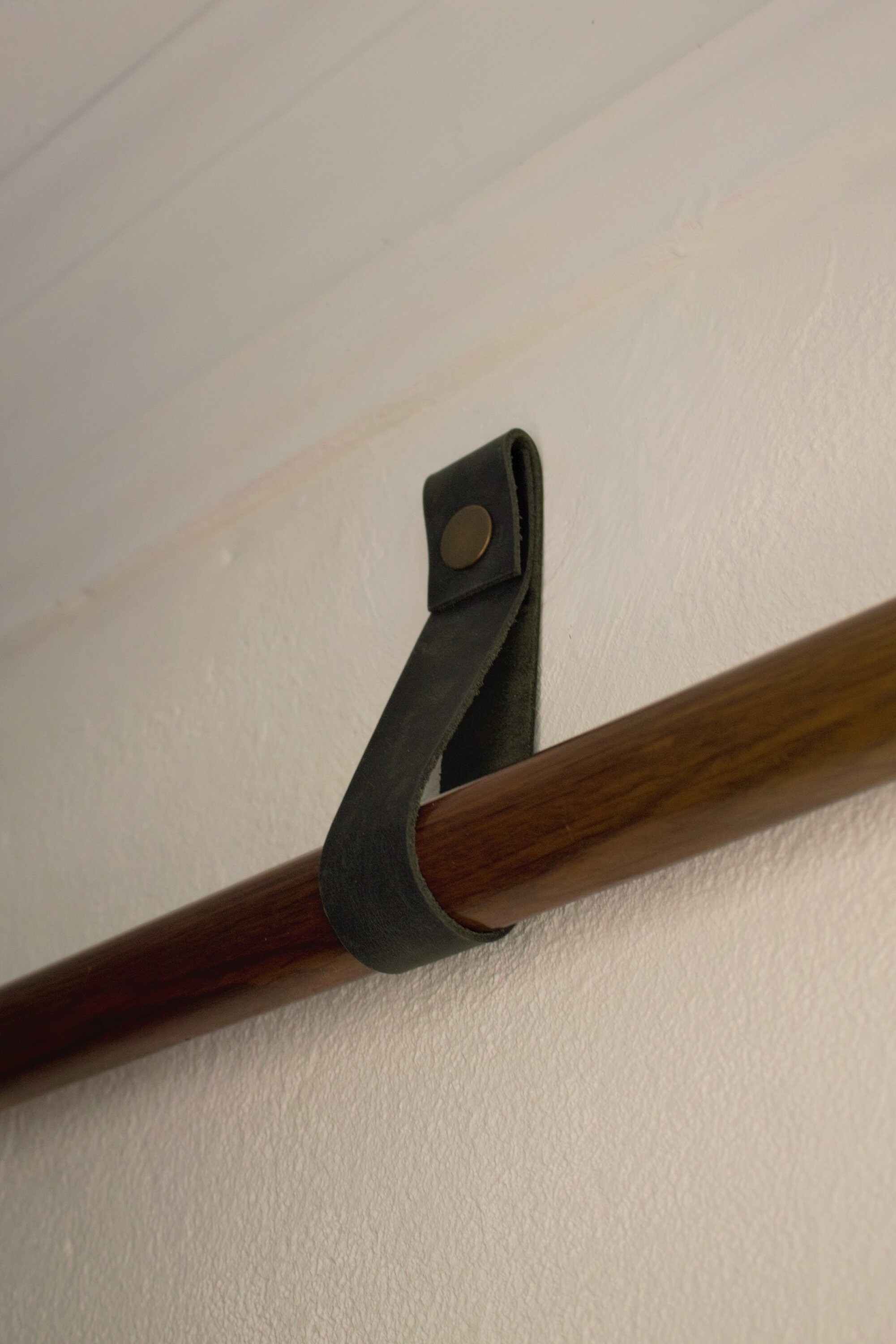 Leather Wall Strap leather Strap Hanger Leather Wall Hook - Etsy