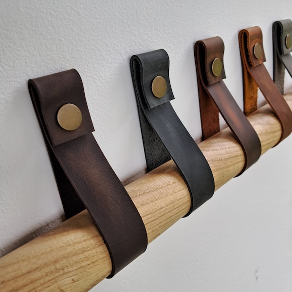 Leather Wall Hanger Strap - Etsy