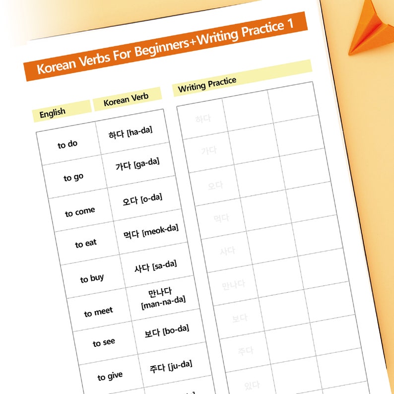 Hangul Korean Alphabet Worksheets: Beginner Learning, Tracing (PDF) - Etsy