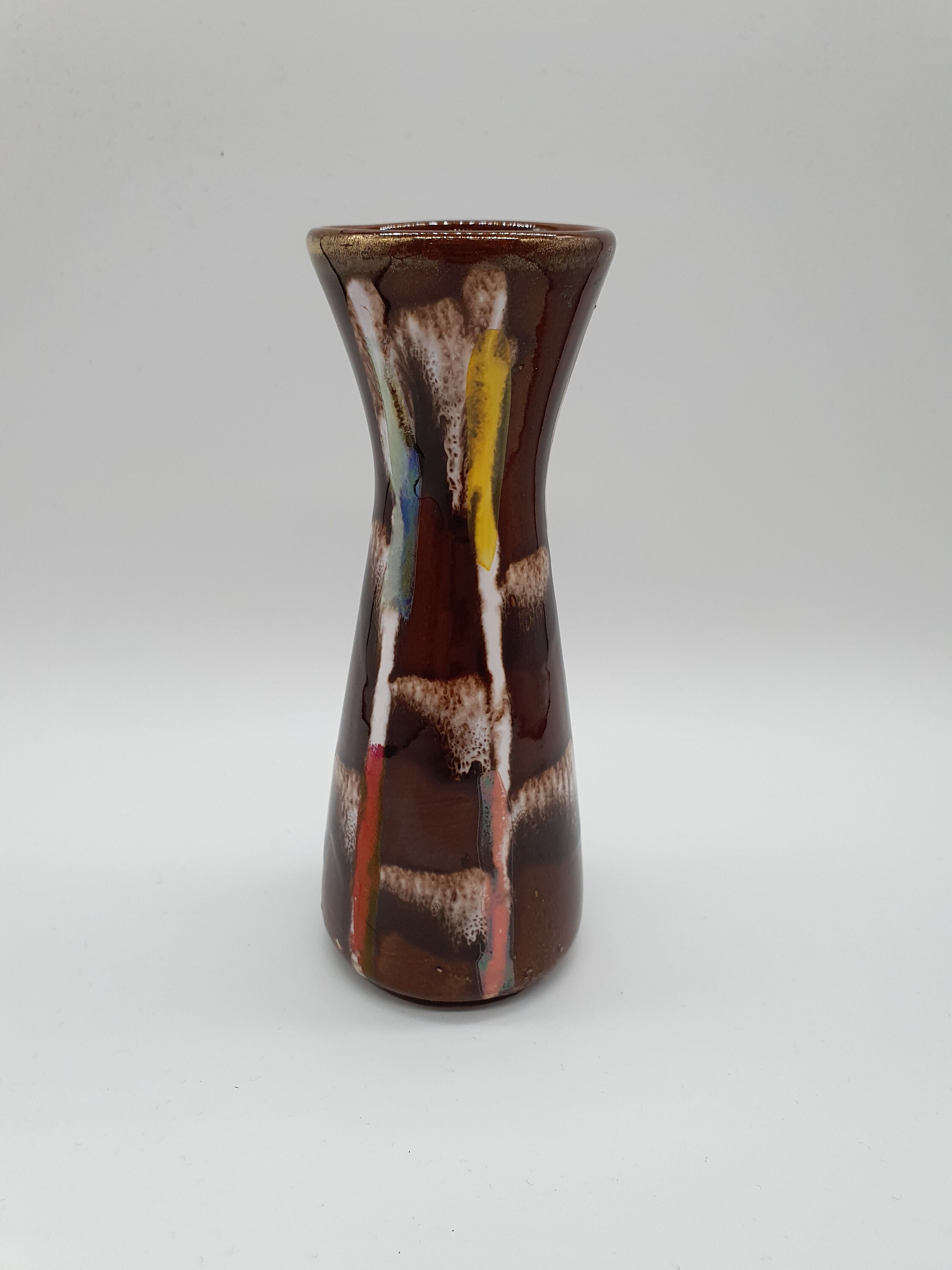 Multicoloured Vintage Original Jasba Ceramic Medium Vase: West German ...