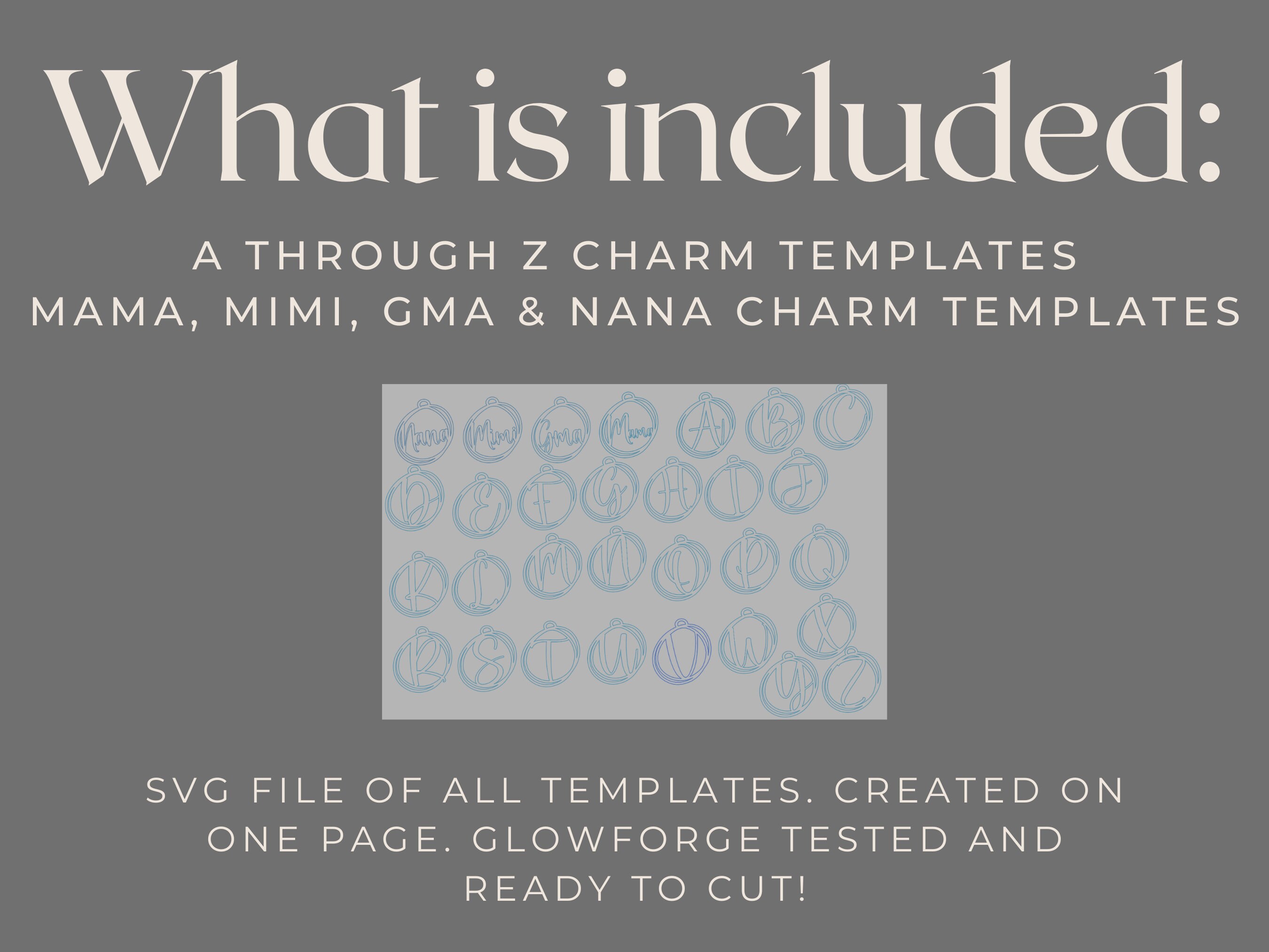 Charm Templates | Bogg Bag SVG Charms | Simply Bag SVG Charm Template ...